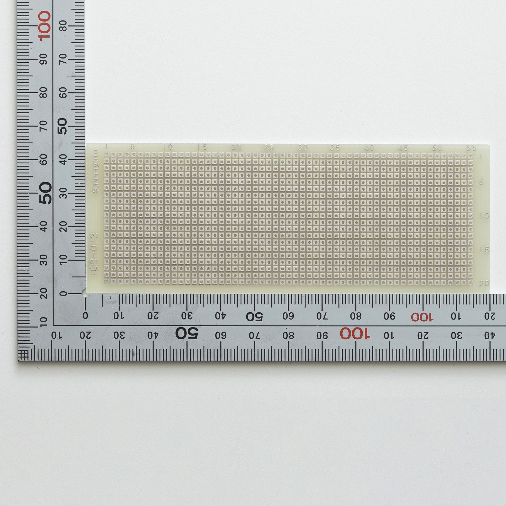 2mmピッチ基板（ガラスエポキシ片面／45×120×1.2t）（ICB-013） — サンハヤト 公式オンラインショップ