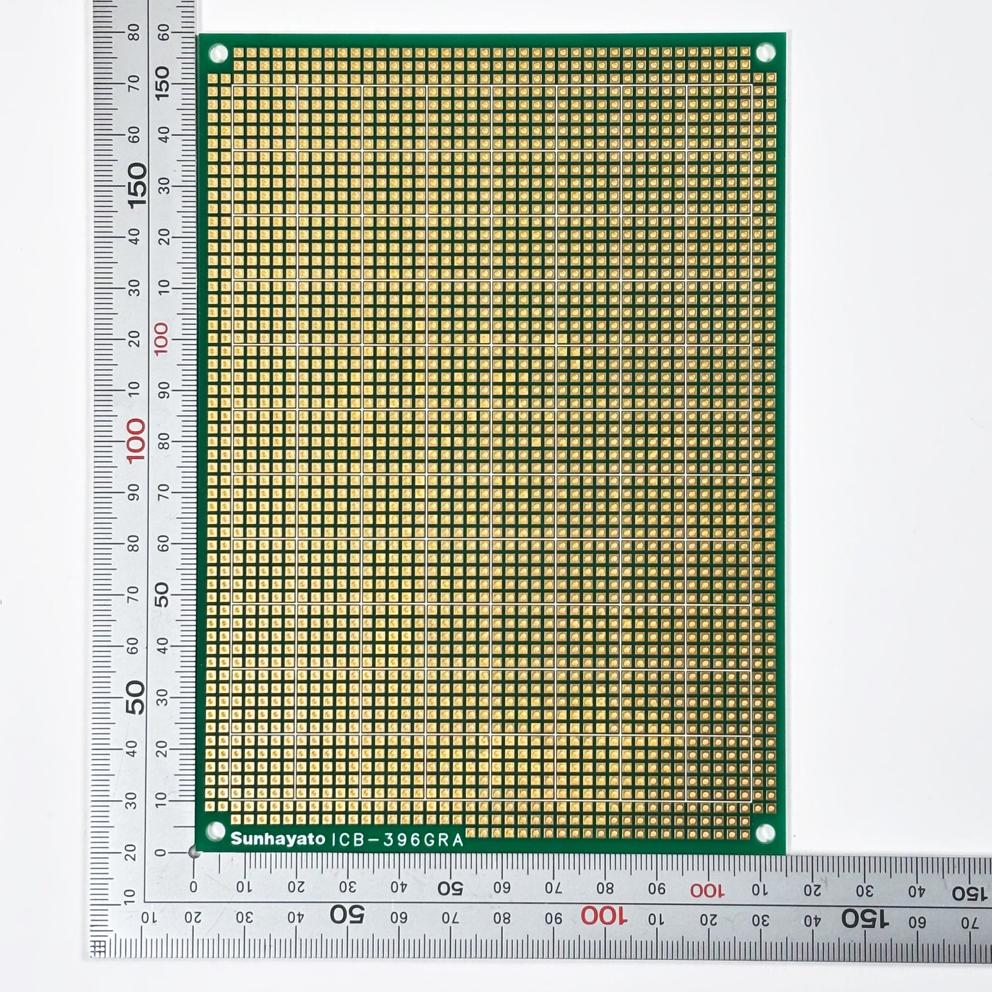 フルレジストユニバーサル基板（緑色）（ICB-396GRA） — サンハヤト 公式オンラインショップ