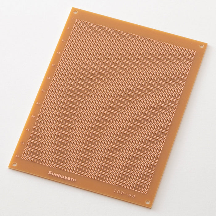 ユニバーサル基板（紙フェノール片面／115×160×1.6t）（ICB-96） — サンハヤト 公式オンラインショップ