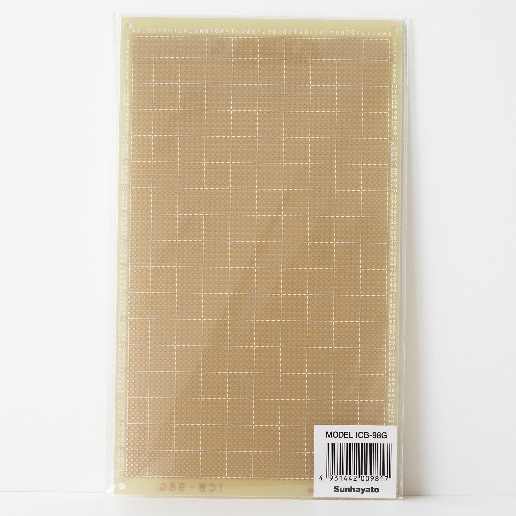 ※販売終了※ユニバーサル基板（ガラスエポキシ片面／137×232×1.6t）（ICB-98G） — サンハヤト 公式オンラインショップ